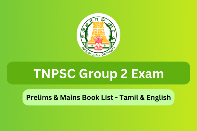 TNPSC Group 2 Books for Prelims & Mains, Important Books List