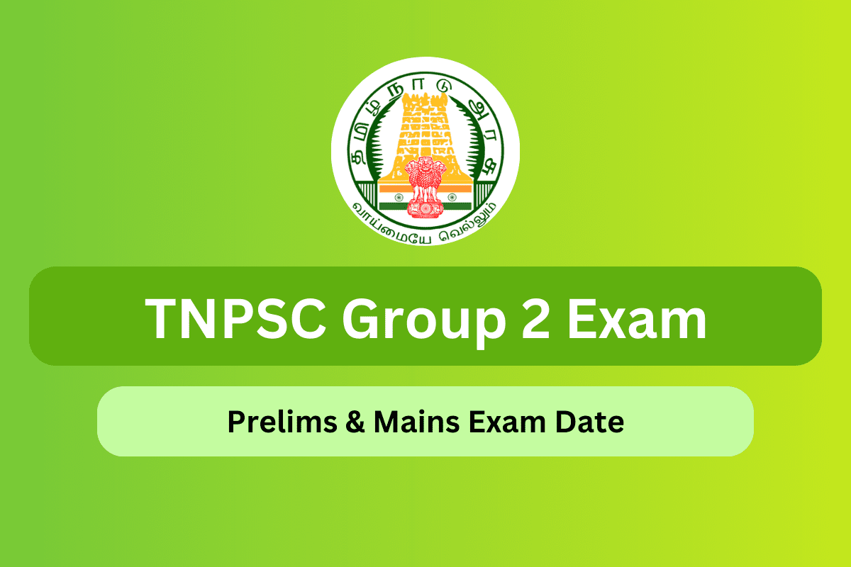 TNPSC Group 2 Exam Date 2024 for Prelims & Mains || Buy Books
