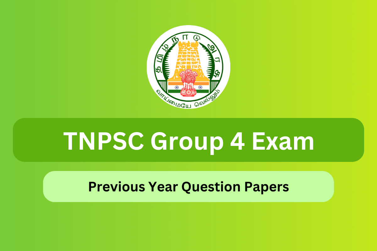 TNPSC Group 4 Previous Year Old Question Papers PDF, Syllabus