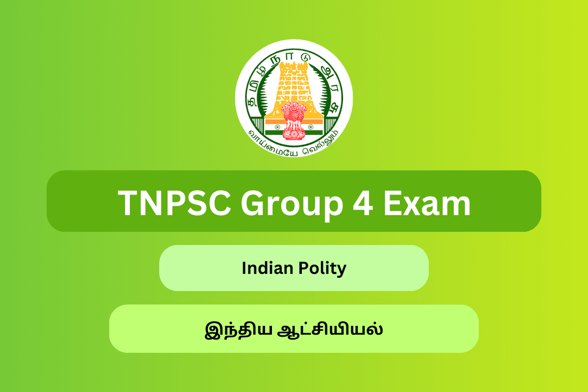 TNPSC Group 4 Indian Polity PDF Study Materials Tamil & English